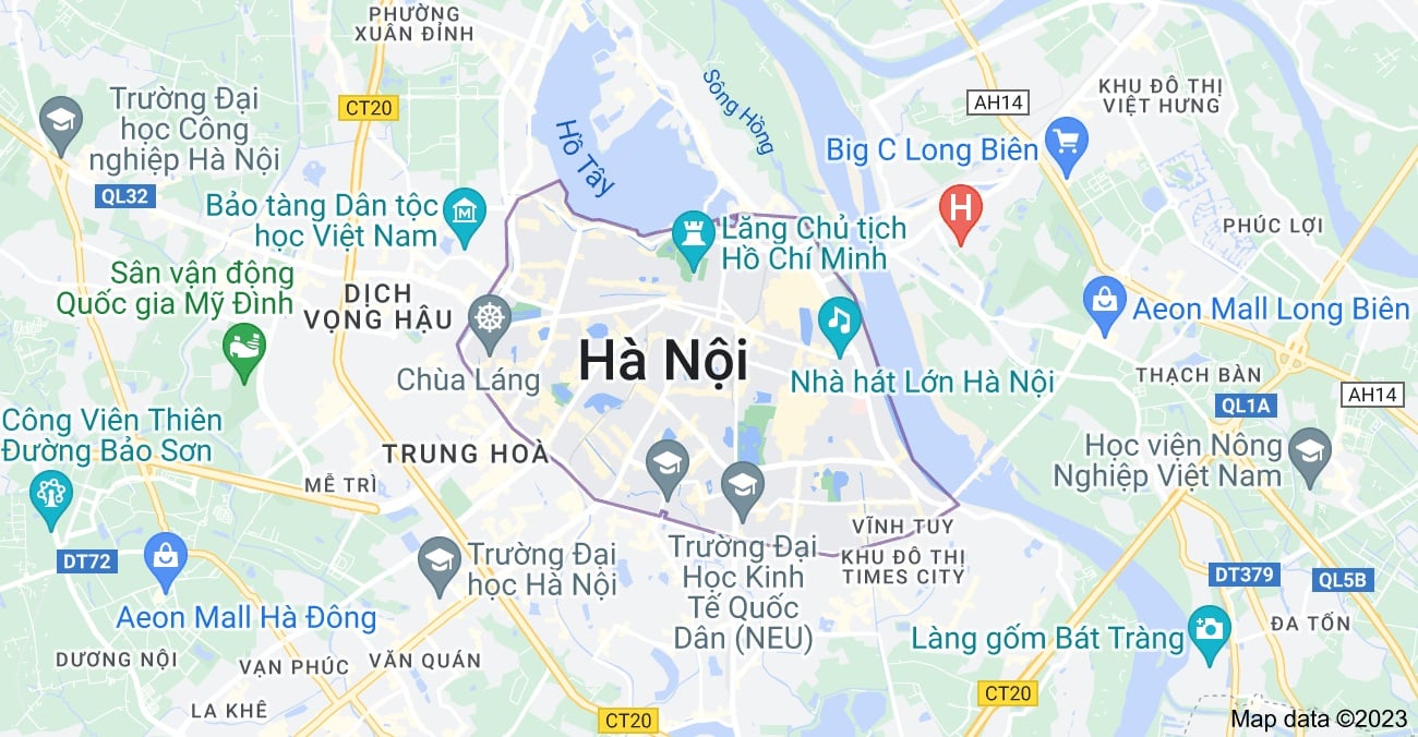 Bản đồ Hà Nội cập nhật mới nhất 2023, đừng bỏ lỡ!!!