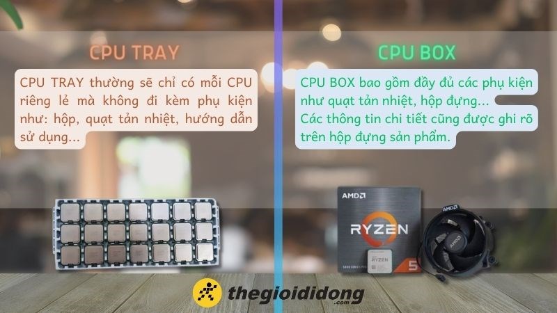 CPU Tray Là Gì? Có Nên Mua Không? Phân Biệt CPU Tray và CPU Box