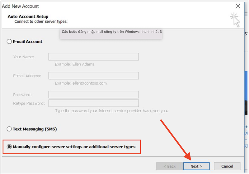 Hướng dẫn đăng nhập mail công ty qua Outlook một cách đơn giản