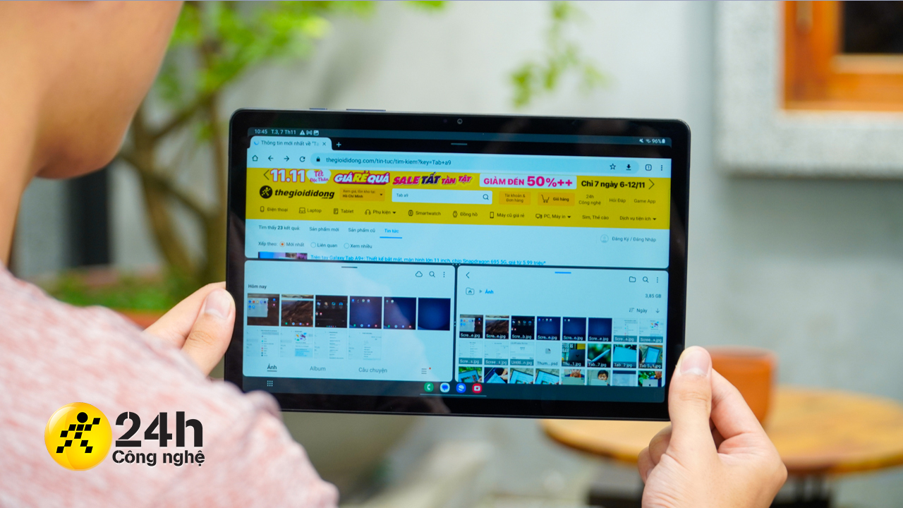 Bí quyết phân chia 3 màn hình trên Samsung Galaxy Tab A9 và A9+: Siêu ...