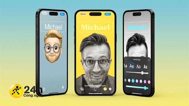 Bí quyết làm mới giao diện cuộc gọi trên iOS 17 với cách thay đổi hình ...