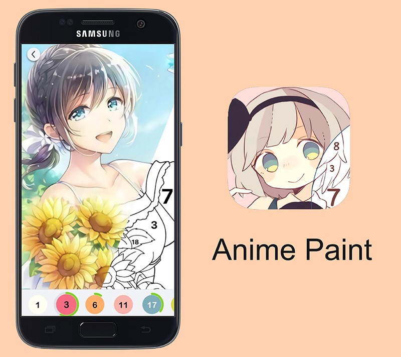 Anime Paint - Ứng dụng Tô màu cho nhân vật hoạt hình theo số | Link tải ...