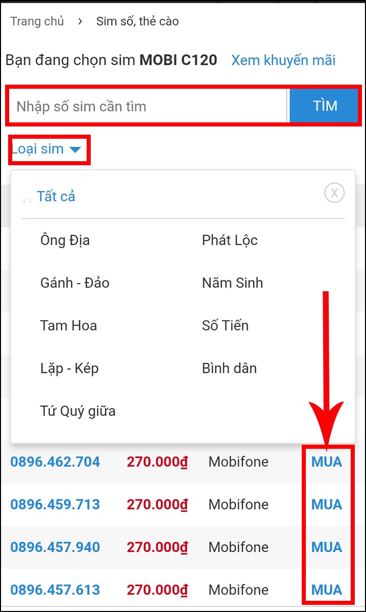 Nâng cao trải nghiệm với sim Mobi C120