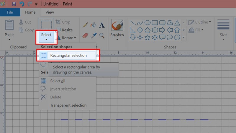 Kỹ thuật vẽ nét đứt mạnh mẽ trong Paint, tạo điểm nhấn tuyệt vời trên ...