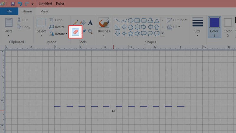 Kỹ thuật vẽ nét đứt mạnh mẽ trong Paint, tạo điểm nhấn tuyệt vời trên ...