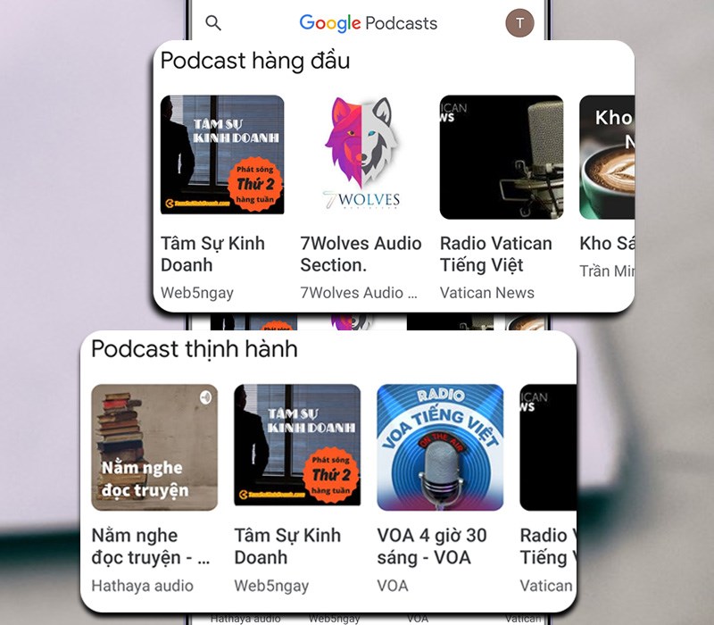 Ứng Dụng Google Podcasts - Trải Nghiệm Podcast Thú Vị, Hoàn Toàn Miễn ...
