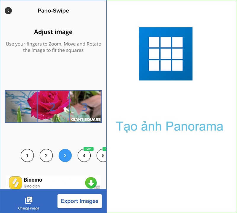 Khám phá ứng dụng Giant Square for Instagram - Ứng dụng tạo ảnh lưới ...