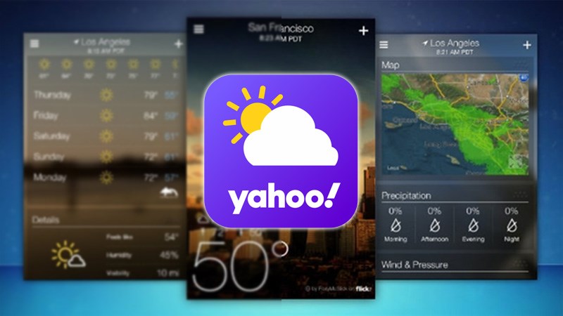 Ứng dụng Yahoo Thời tiết: Dự báo thời tiết 10 ngày | Tải miễn phí, cách sử dụng