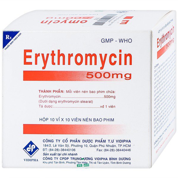Erythromycin - Bí quyết chăm sóc da tận tâm từ Mytour