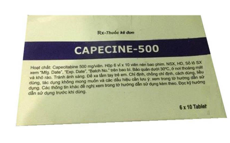 Công dụng của thuốc Capecine 500 | Mytour