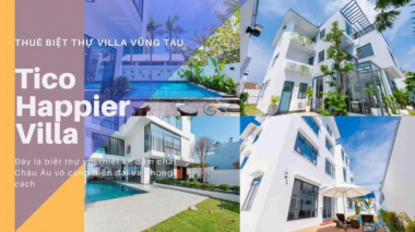20 Biệt thự villa Vũng Tàu giá rẻ, tuyệt đẹp với tầm nhìn hướng biển ...