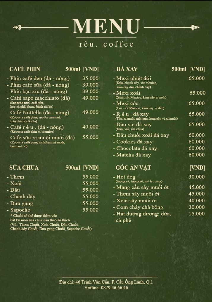 Rêu Coffee – Nơi tận hưởng không gian màu xanh rong rêu đầy nghệ thuật ...