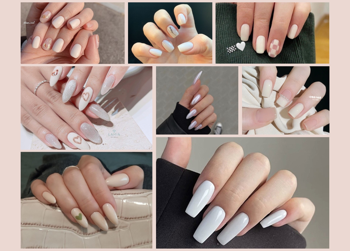 49+ Mẫu Nail Màu Trắng Sữa Đẹp, Nhẹ Nhàng, Hút Mắt Năm 2024 | Mytour