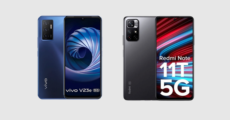 So sánh VIVO và Xiaomi: Redmi Note 11T vs Vivo V23e 5G