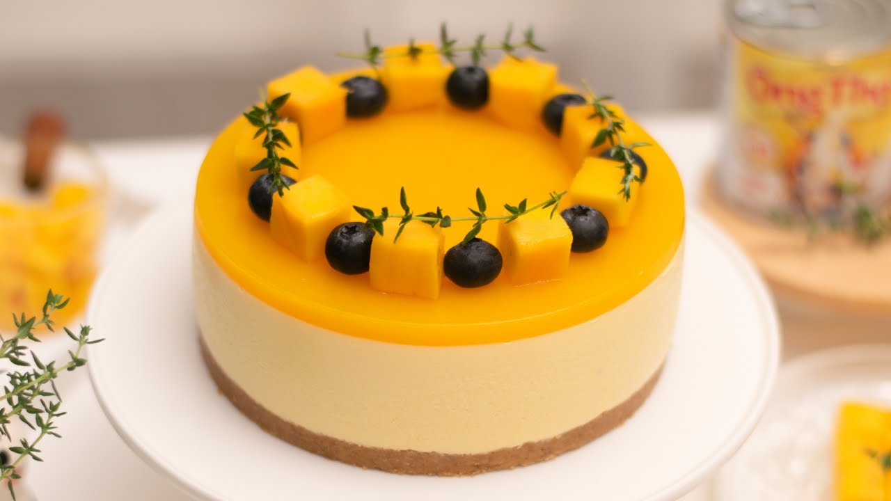 Cách làm bánh cheesecake xoài siêu ngon mà không cần lò - Mytour