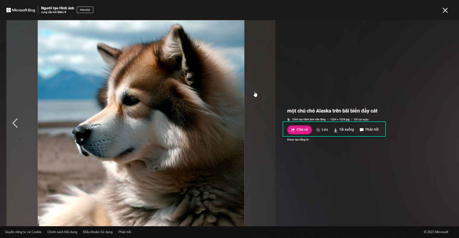 Cách tạo ảnh đẹp trên Bing AI: Nhanh chóng, thuận tiện