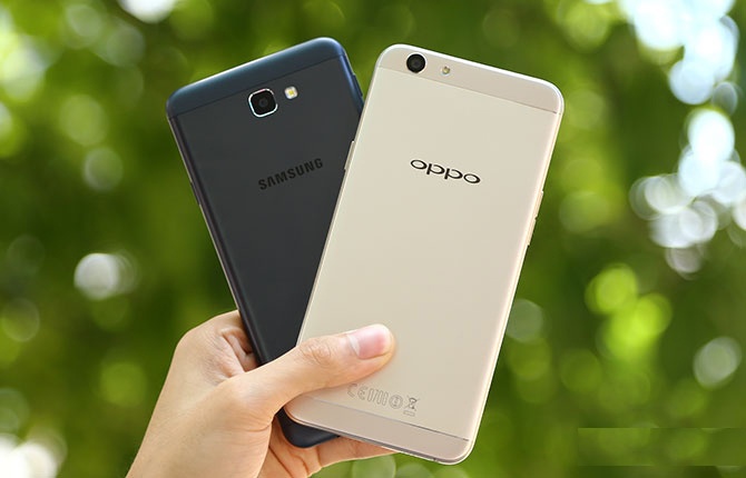 So sánh khả năng chụp ảnh của Samsung Galaxy J7 Prime và Oppo F1s