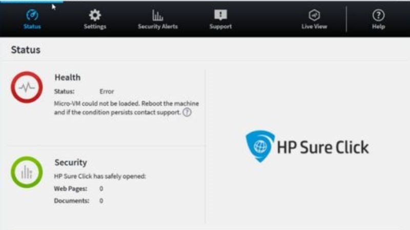 Khám phá Tính năng HP Sure Click trên laptop - Bí mật hoạt động thú vị ...