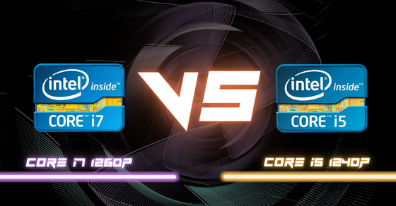So sánh hiệu suất giữa chip Intel Core i7 1260P và Core i5 1240P trên ...