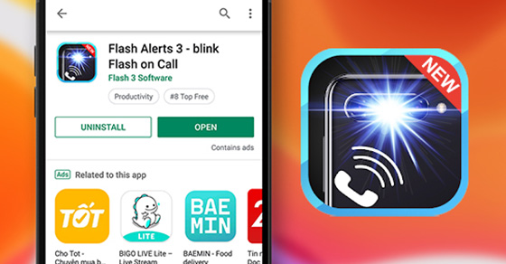 Ứng dụng thông báo với đèn Flash hàng đầu cho Android - Mytour