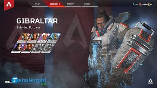 Khám phá nhân vật Gibraltar và bí quyết chơi Gibraltar trong Apex Legends
