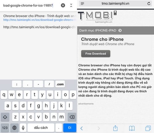 Cách quét mã QR Code trên iPhone bằng Google Chrome