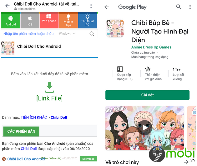 Hướng dẫn cài đặt và trải nghiệm Chibi Doll - Trò chơi tuyệt vời cho ...