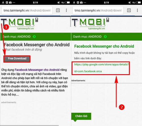 Cách cài đặt Messenger cho Vivo 5