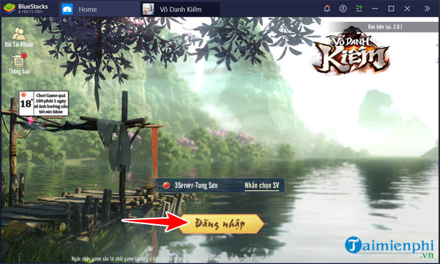 Hướng dẫn trải nghiệm Vô Danh Kiếm trên máy tính với BlueStacks