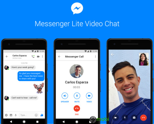 Trò chuyện video đã được kích hoạt trong Facebook Messenger Lite cho ...