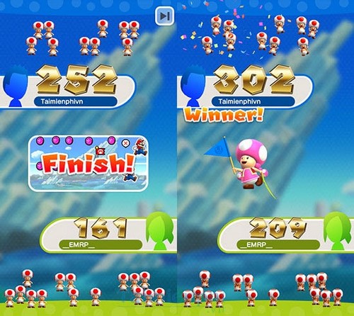 Bí quyết tham gia chế độ Toad Rally trong Super Mario Run