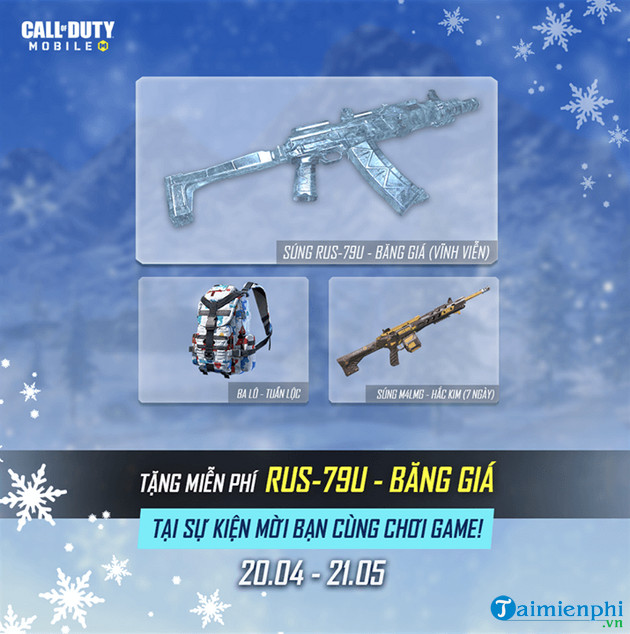 Danh sách Sự kiện nhận quà miễn phí trong Call of Duty Mobile VN