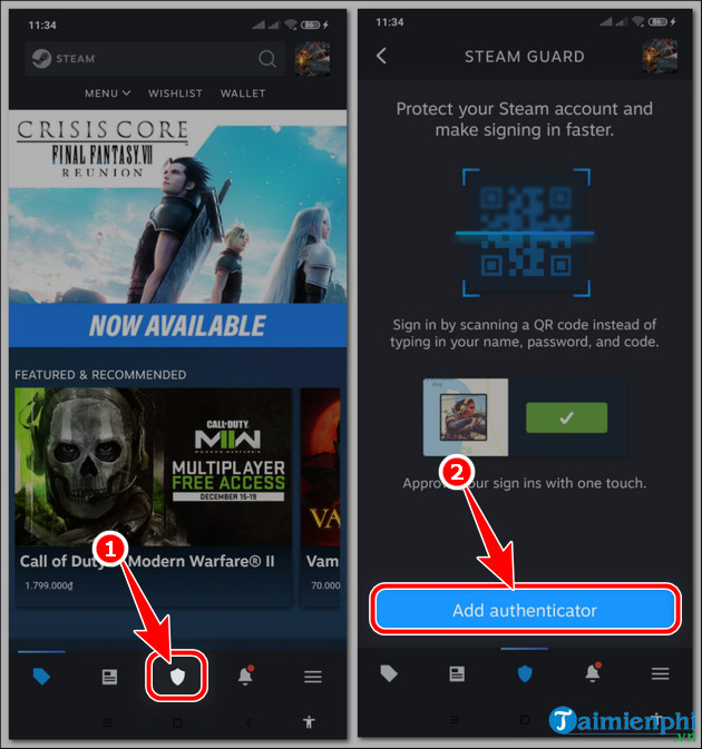 Hướng Dẫn Đăng Nhập Steam PC Bằng Mã QR Code