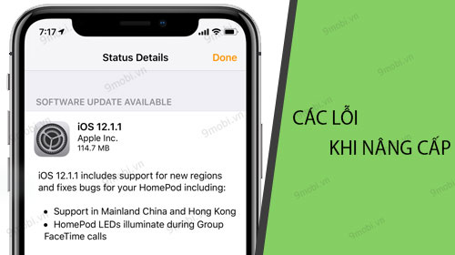 Khuyến mãi đặc biệt khi nâng cấp lên iOS 12.1.1
