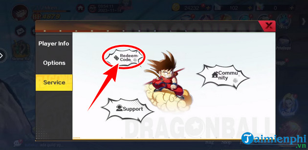 Mãnh đấu Code Saiyan Battle for Supremacy 2023 - Cách nhập