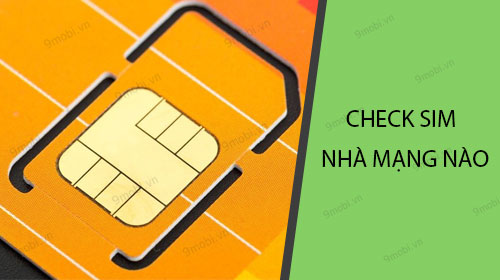 Kiểm tra xem SIM thuê bao chuyển mạng giữ số của bạn thuộc về mạng nào ...