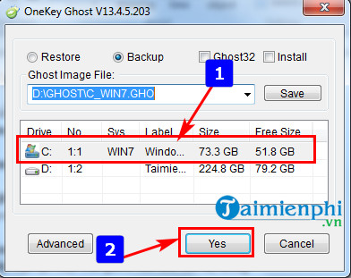 Cách sử dụng Onekey Ghost: Hướng dẫn tạo và ghost file Windows
