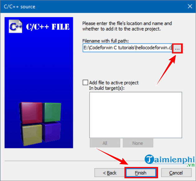 Hướng dẫn sử dụng Code Blocks để viết chương trình C, C++