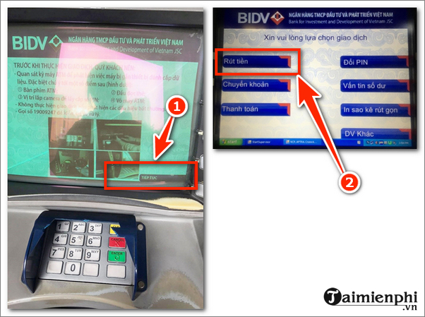 Hướng dẫn chi tiết cách rút tiền lần đầu tại ATM BIDV một cách tiện lợi và an toàn, miễn phí ...
