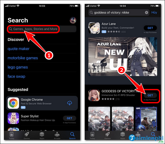 Hướng dẫn tải và cài đặt Goddess of Victory NIKKE trên Android và iOS