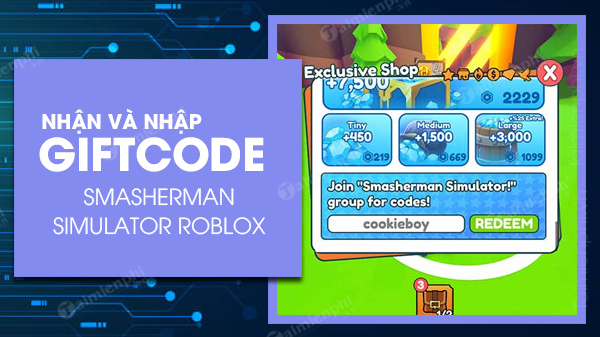 Nhập mã Smasherman Simulator Roblox mới nhất để nhận gem và mở khóa