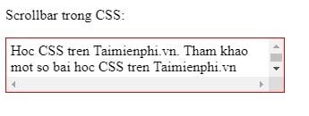 Thanh cuộn trong CSS với ví dụ minh họa