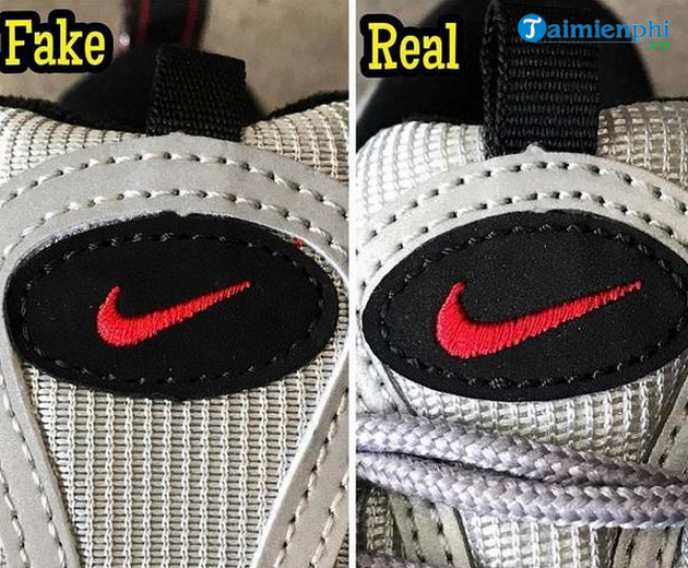 Bí quyết nhận diện giày Nike chính hãng và giả, phân biệt Nike Real, Fake
