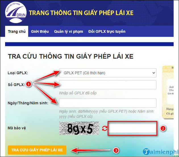 Khám phá cách Tra cứu GPLX 2023 và xem thông tin Giấy phép lái xe