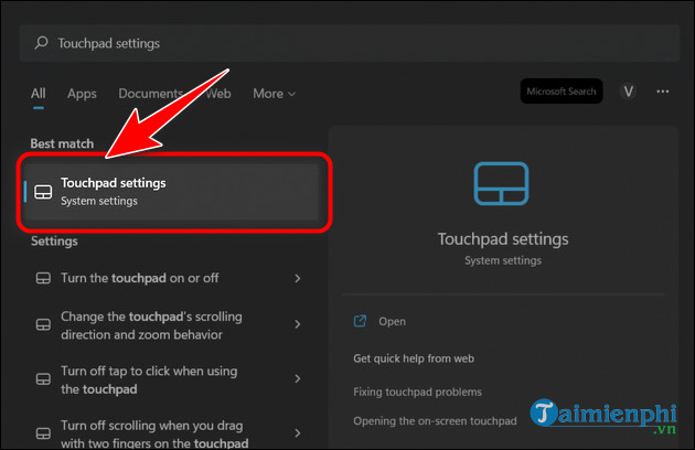 Bí quyết vô hiệu hóa touchpad trên Windows 11, Kích hoạt lại Touchpad ...