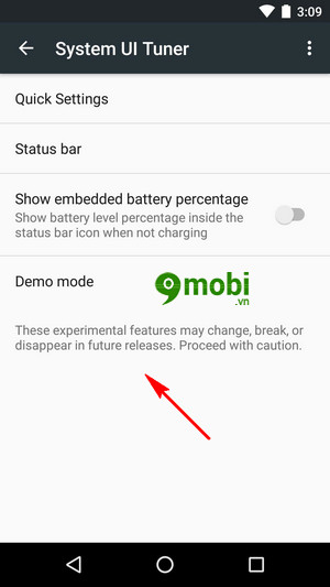 Kích hoạt tính năng System UI Tuner trên Android, mở chế độ System UI Mode