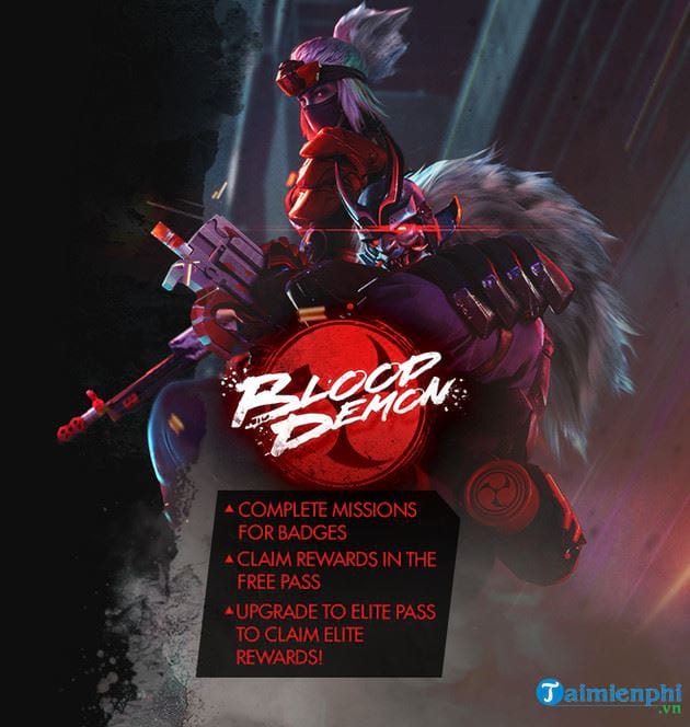 Khám phá Blood Demon Rikoto trong Garena Free Fire