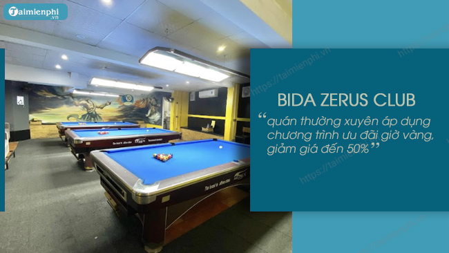 Danh sách những quán bida gần đây giá rẻ ở Hà Nội và giờ mở cửa