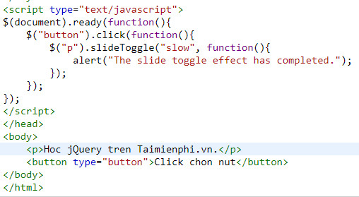 Sự kỳ diệu của Hàm Callback trong jQuery với ví dụ minh họa