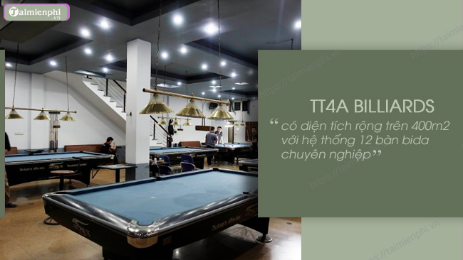 Danh sách những quán bida gần đây giá rẻ ở Hà Nội và giờ mở cửa